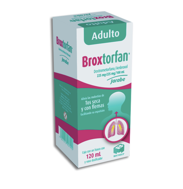 Broxtorfan Dextrometorfano/Ambroxol 225Mg-225Mg/100Ml 120Ml Adt – Marcran